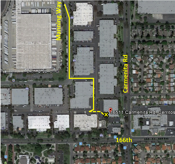 Cerritos Street Map